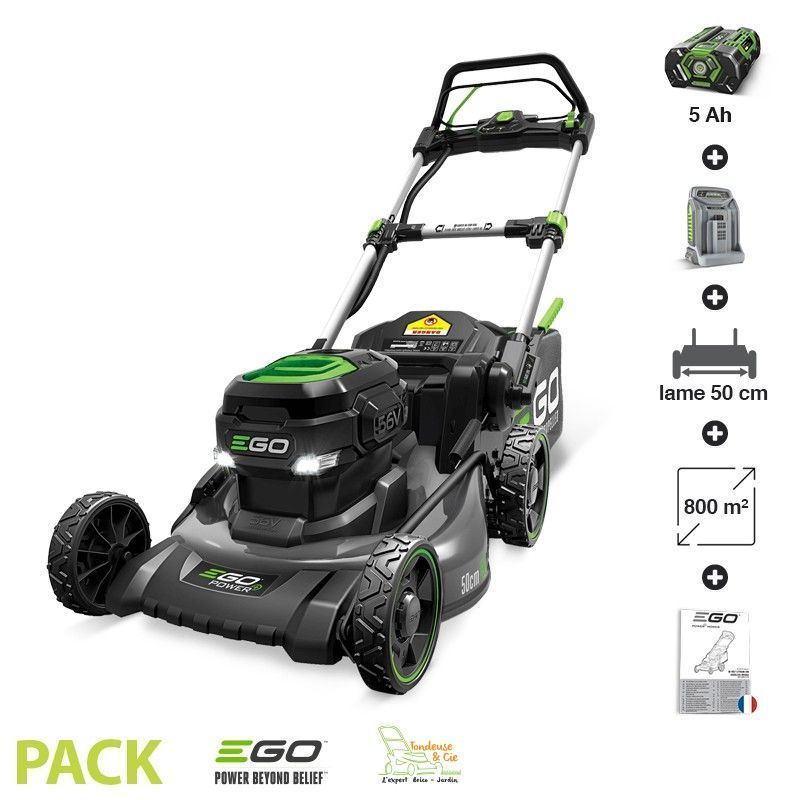 EGO LM2021E-SP tagliaerba Tagliaerba a spinta Batteria Nero, Verde ...