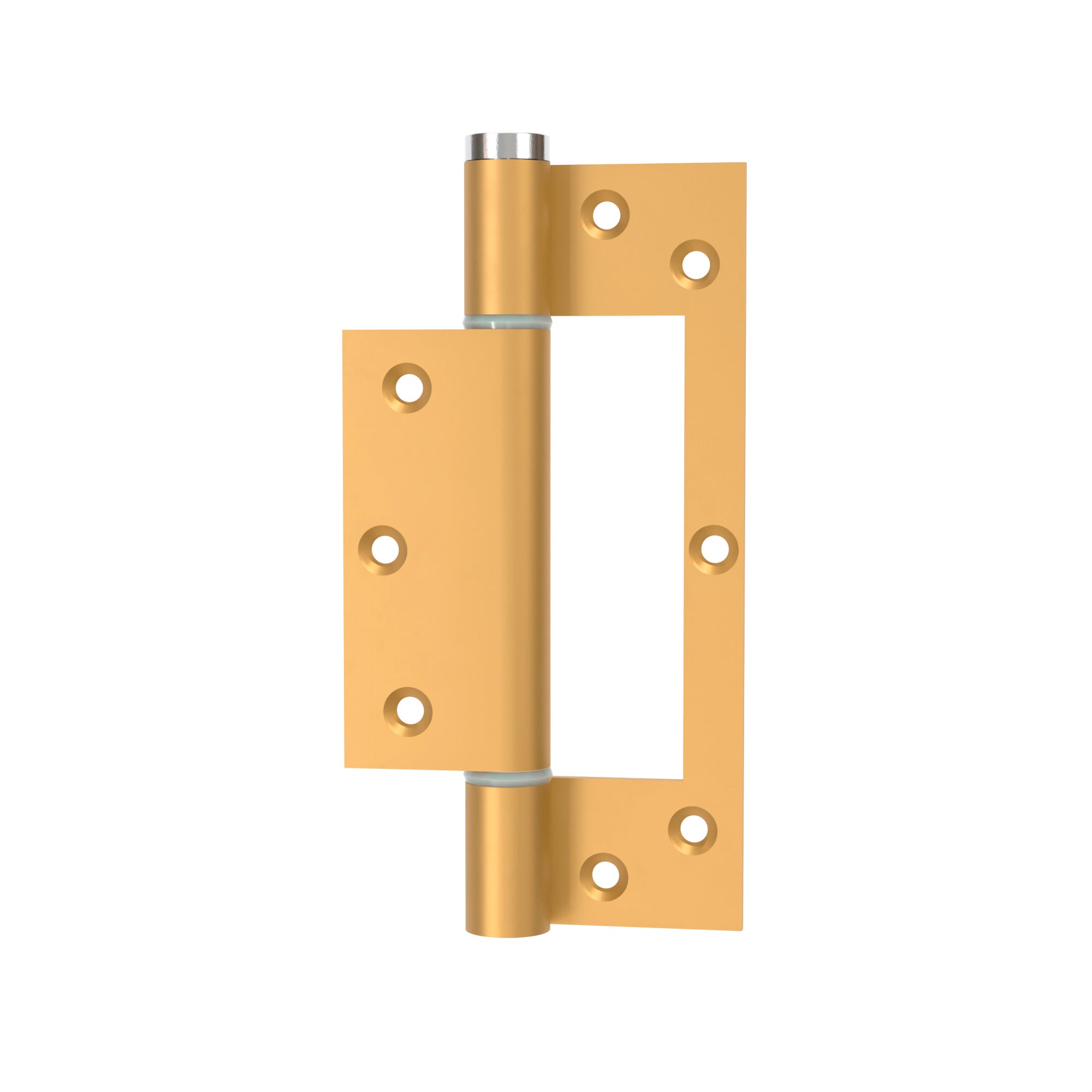 Charnière simple action à ressort, 150X40 mm, en aluminium anodisée or ...