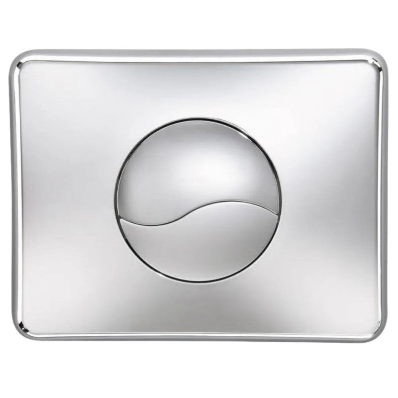 Plaque de commande WC murale Siamp Verso 800, chromé brillant | Leroy ...