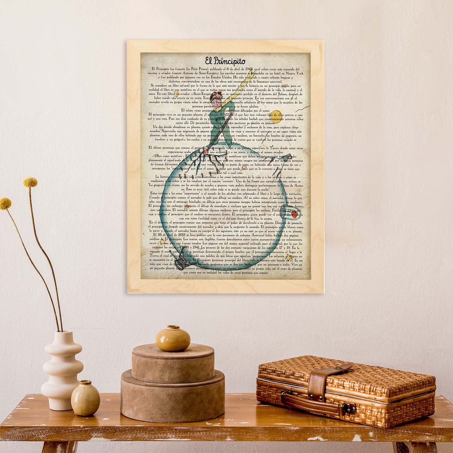 Poster Del Principito Para Niños Pequeños Lámina De Principito Sarten Y ...