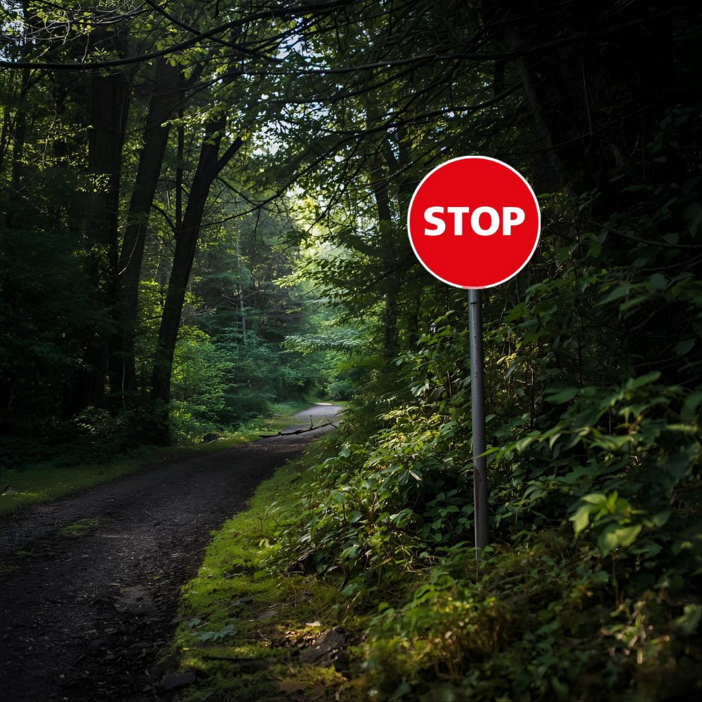 Panneau signalisation interdiction routière, Diamètre 350 mm (ø 35 cm ...