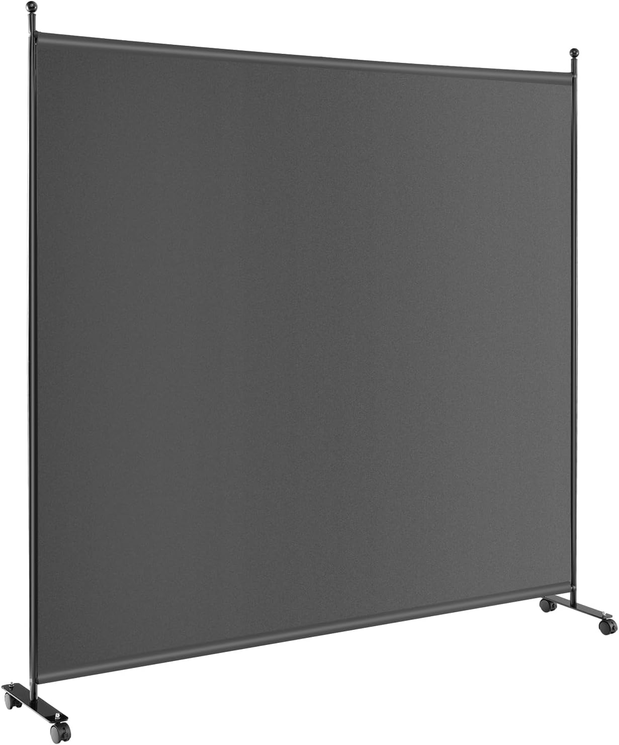Biombo Separador de Ambientes de 1 Panel con Ruedas Bloqueables, Pared ...