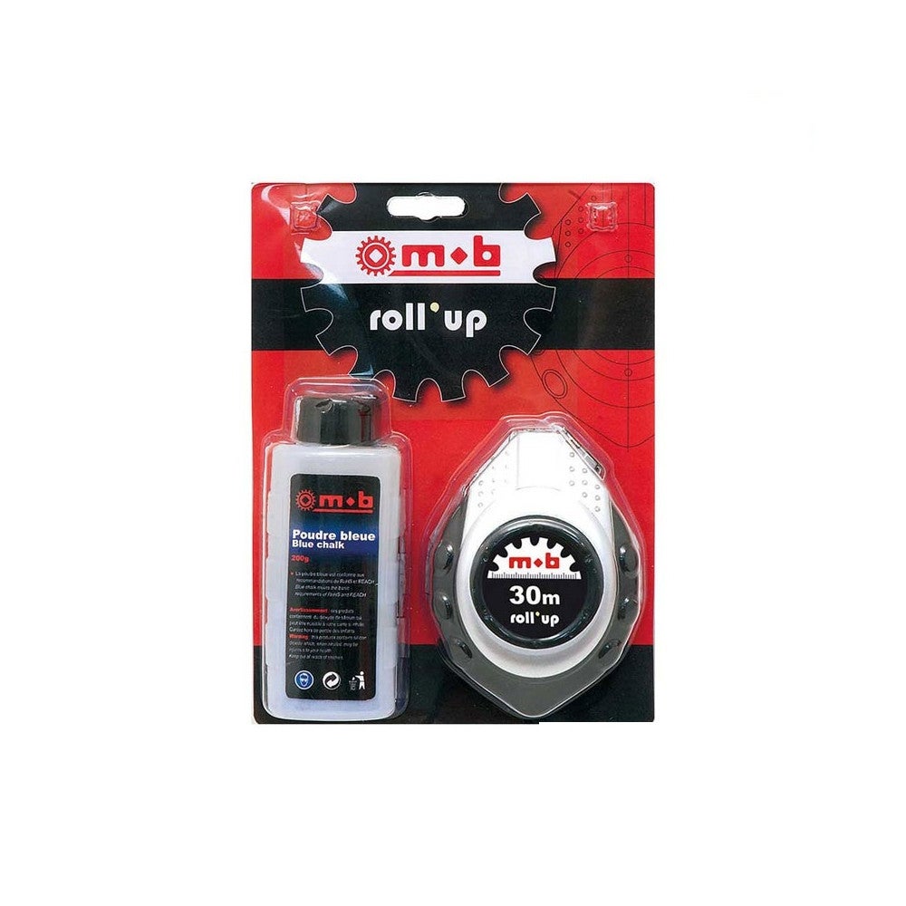Lot cordeau traceur Roll'up + poudre MOB | Bricoman