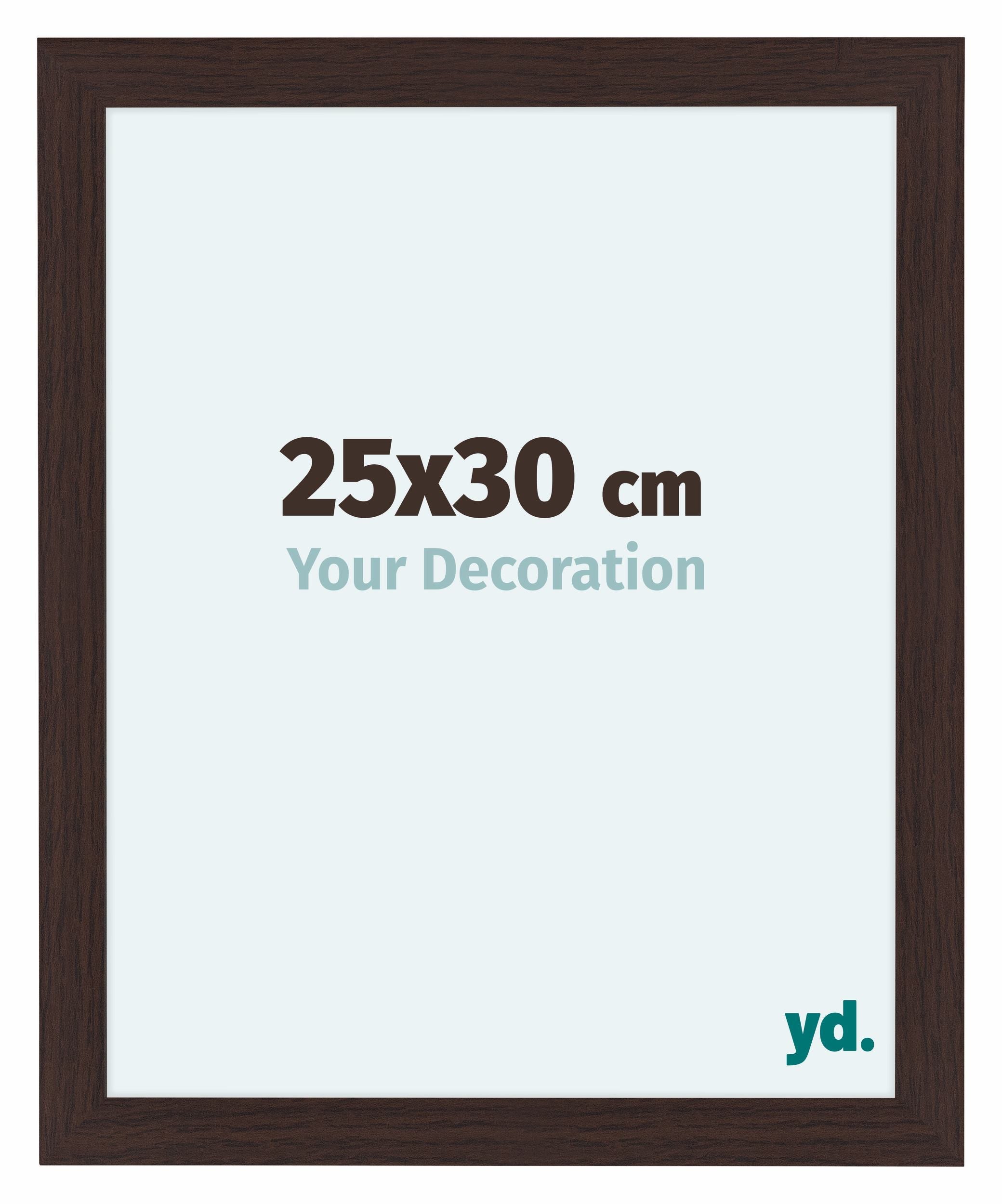 Yd. Cadre photo 25x30 cm - Chene Fonce - MDF - Como | Leroy Merlin