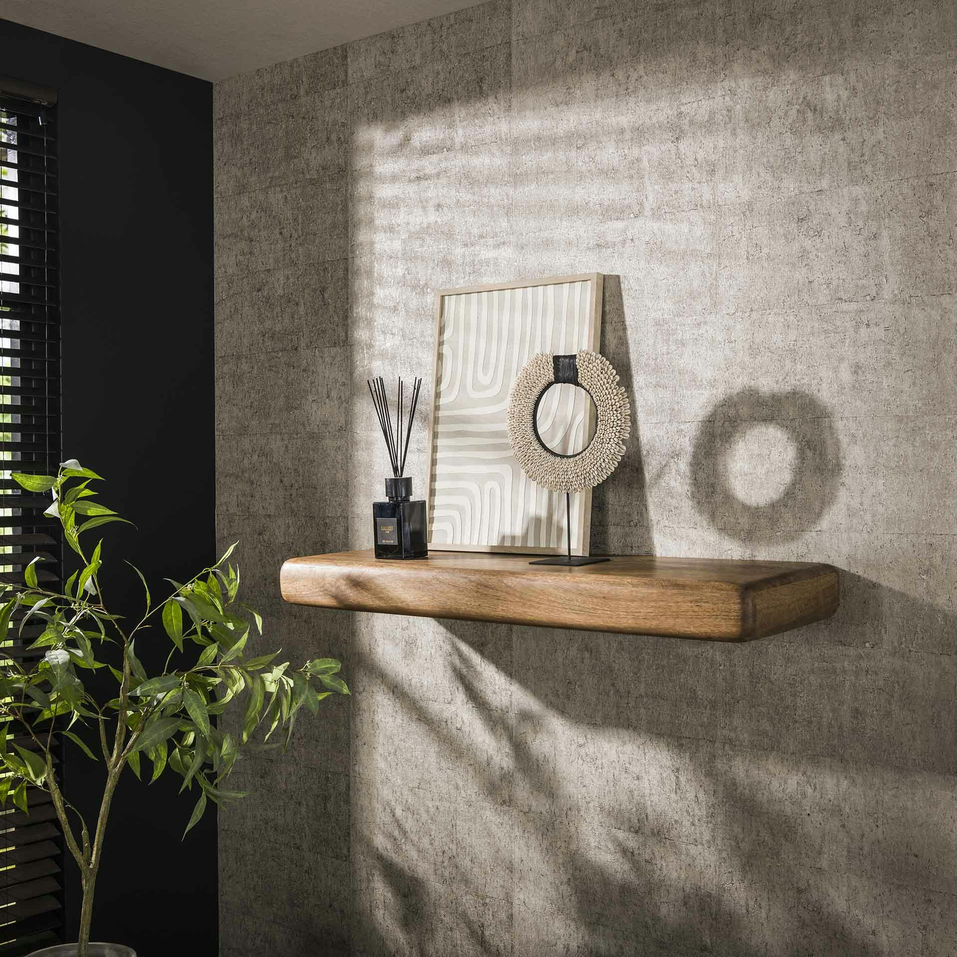 Etagère murale en bois de manguier 118 cm DELHI | Leroy Merlin Etagère murale en bois de manguier 118 cm DELHI | Leroy Merlin