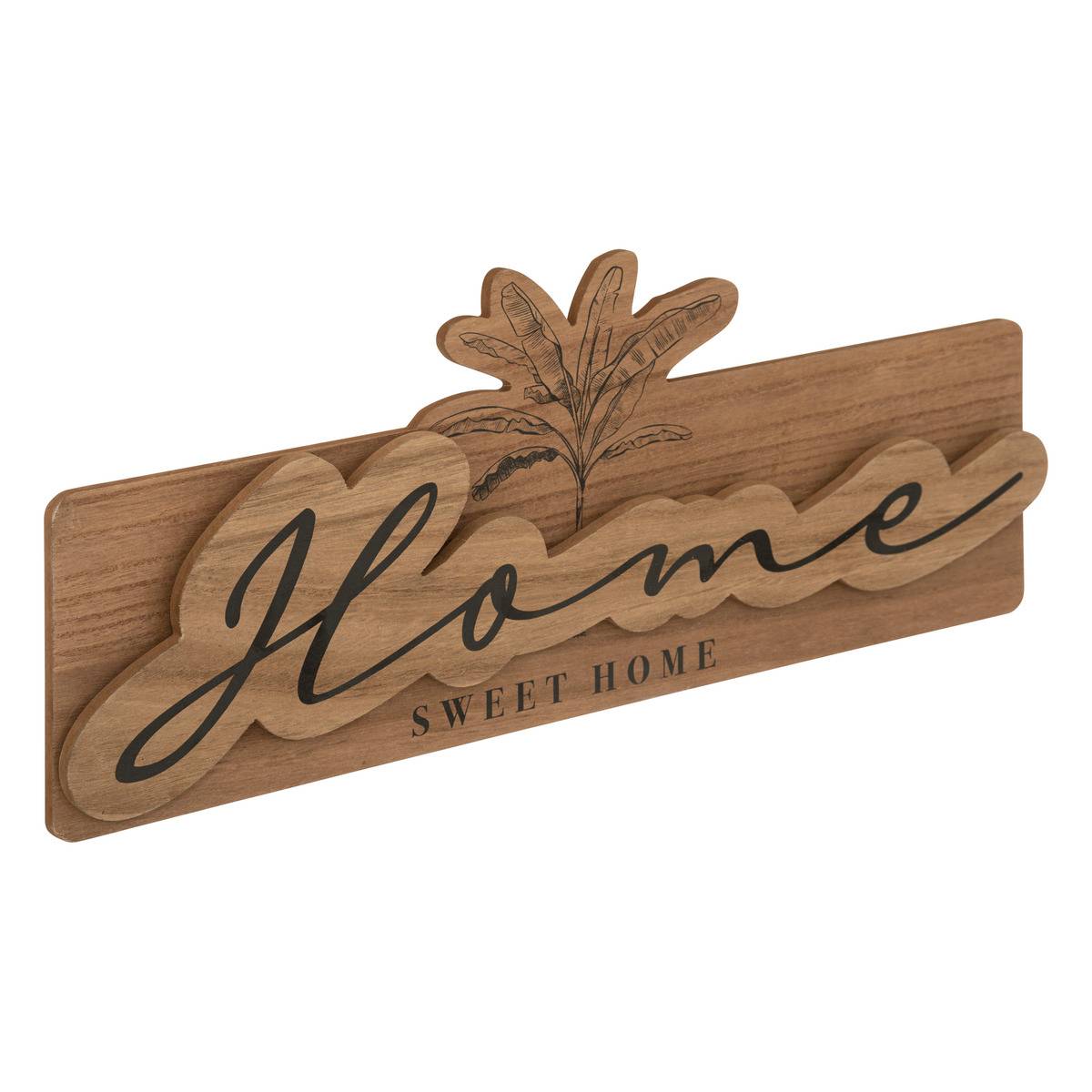Déco murale "Bota" - bois et métal - 55x22 - 5 cm - Atmosphera créateur ...