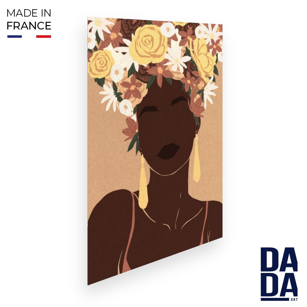 Affiche Fleur féminine élégante / 60x80cm / Fabriqué en France / DADA ...