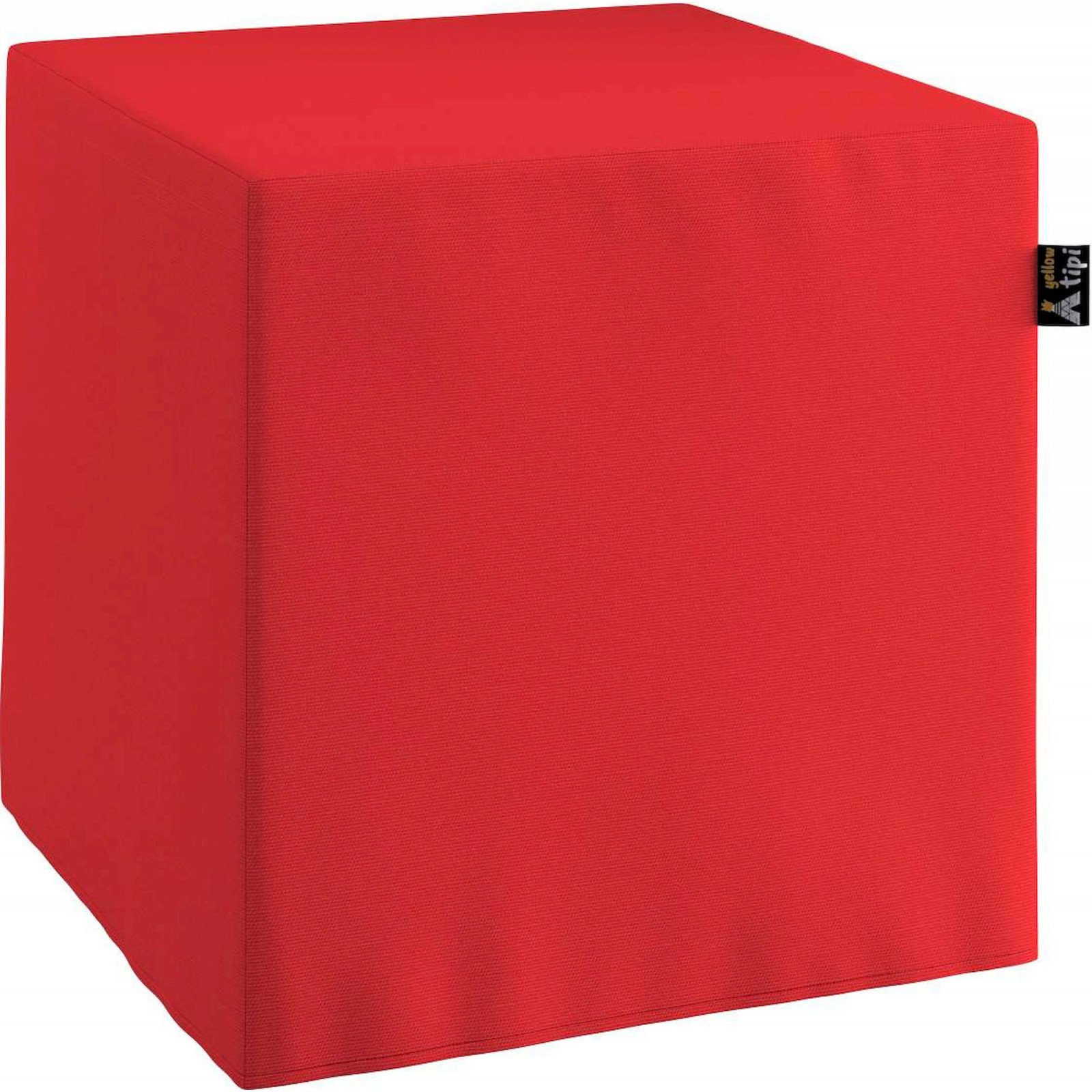 Pouf cube Happiness 40 x 40 x 40 cm Rouge | Leroy Merlin