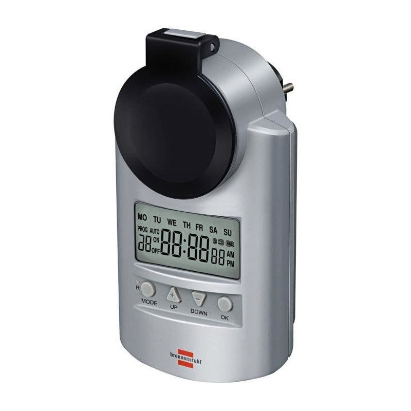 Brennenstuhl Programmateur digital hebdomadaire Primera-Line avec clapet et 20 programmes (IP44 ...