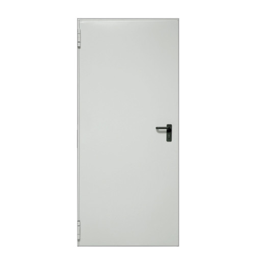 Porte de service acier blanc 9010 FOX h.210x90.l Poussant Droit ...