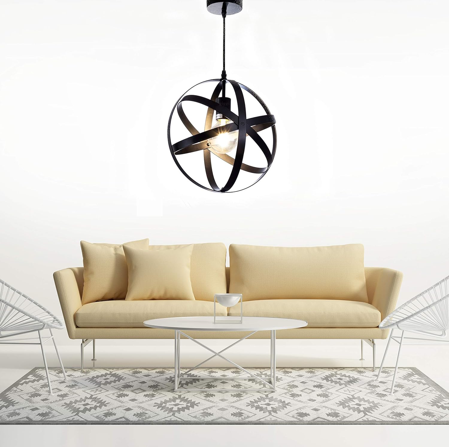 Plafón negro, plafón de estilo industrial moderno, forma y longitud ...