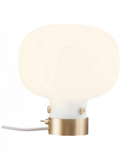 Lampe de table globe Raito Verre Verre opal 21,5 Cm | Leroy Merlin