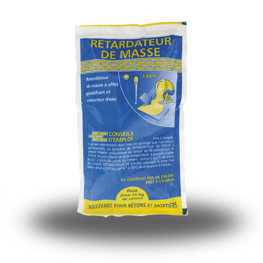 Retardateur de prise pour béton, mortier et plâtre Dose de 60 ml par ...
