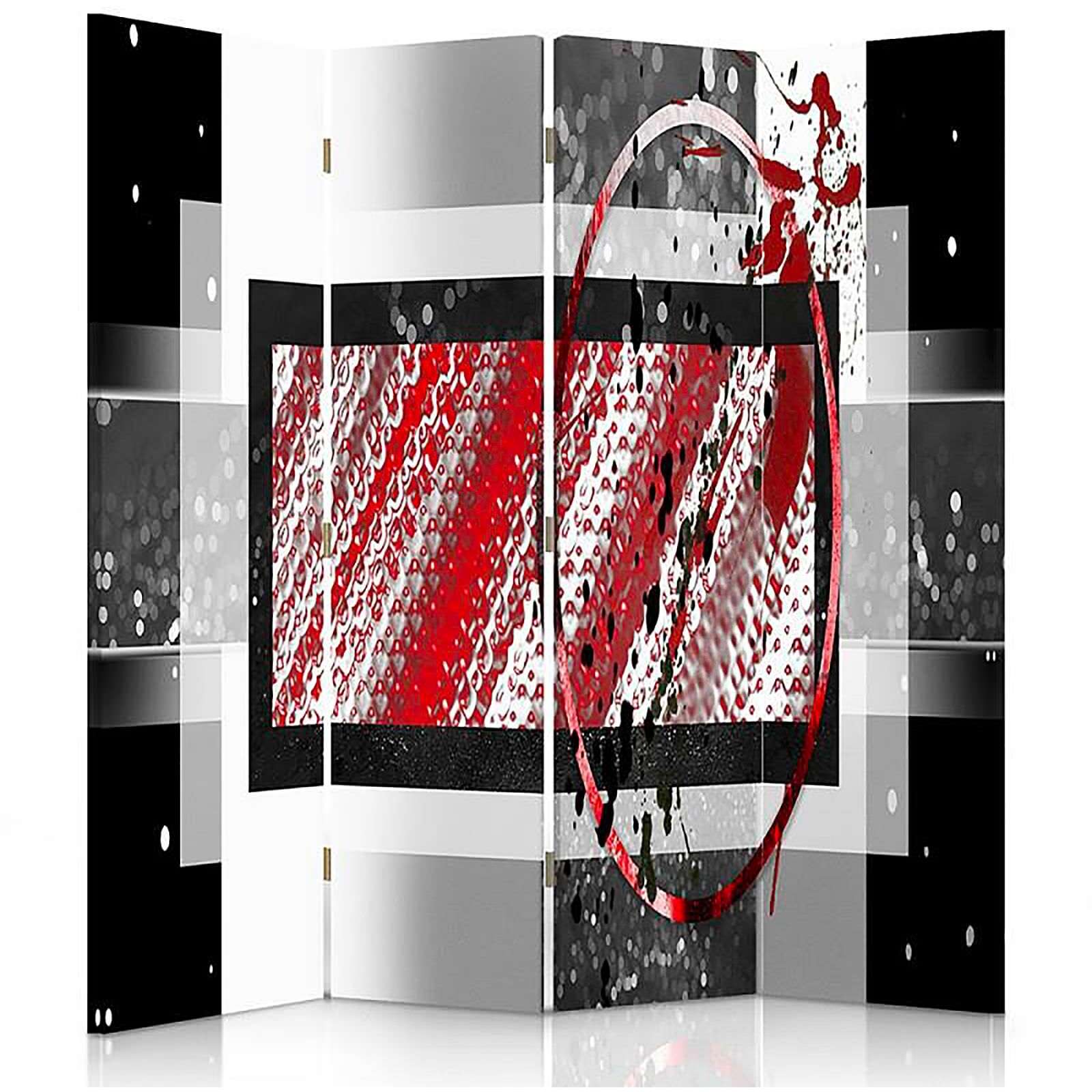 Paravent Design Abstrait 4 Panneaux Pour Intérieurs Modernes - 145 x ...