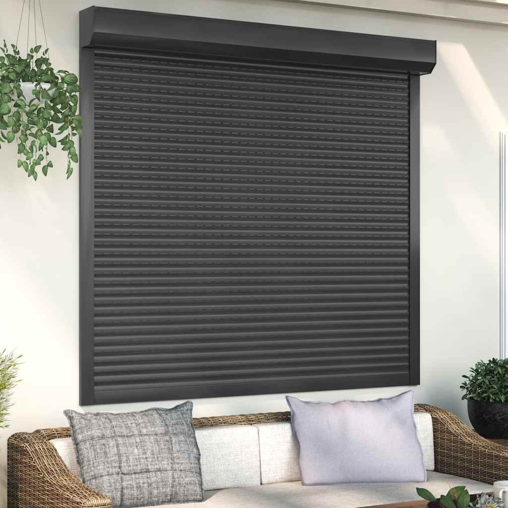 Volet roulant aluminium 160x150 cm anthracite | Leroy Merlin