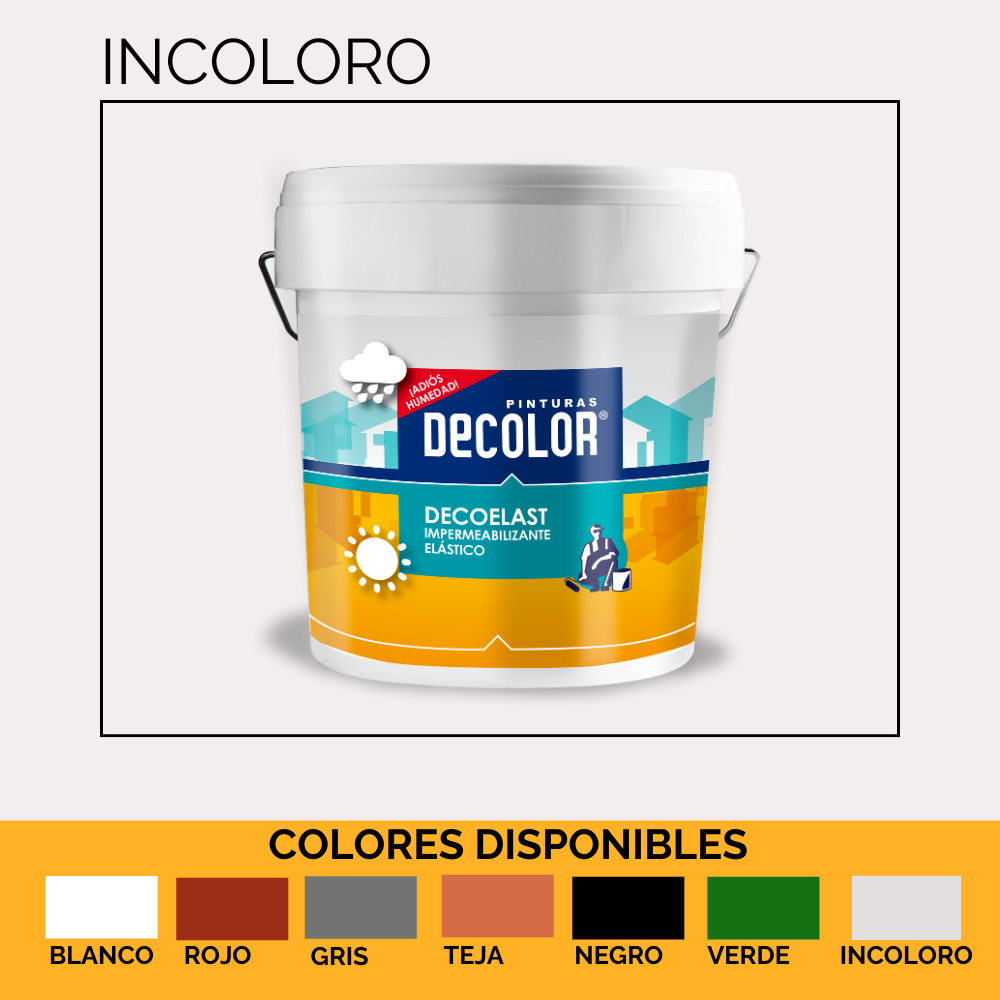 Revestimiento impermeabilizante elástico INCOLORO para Terrazas ...