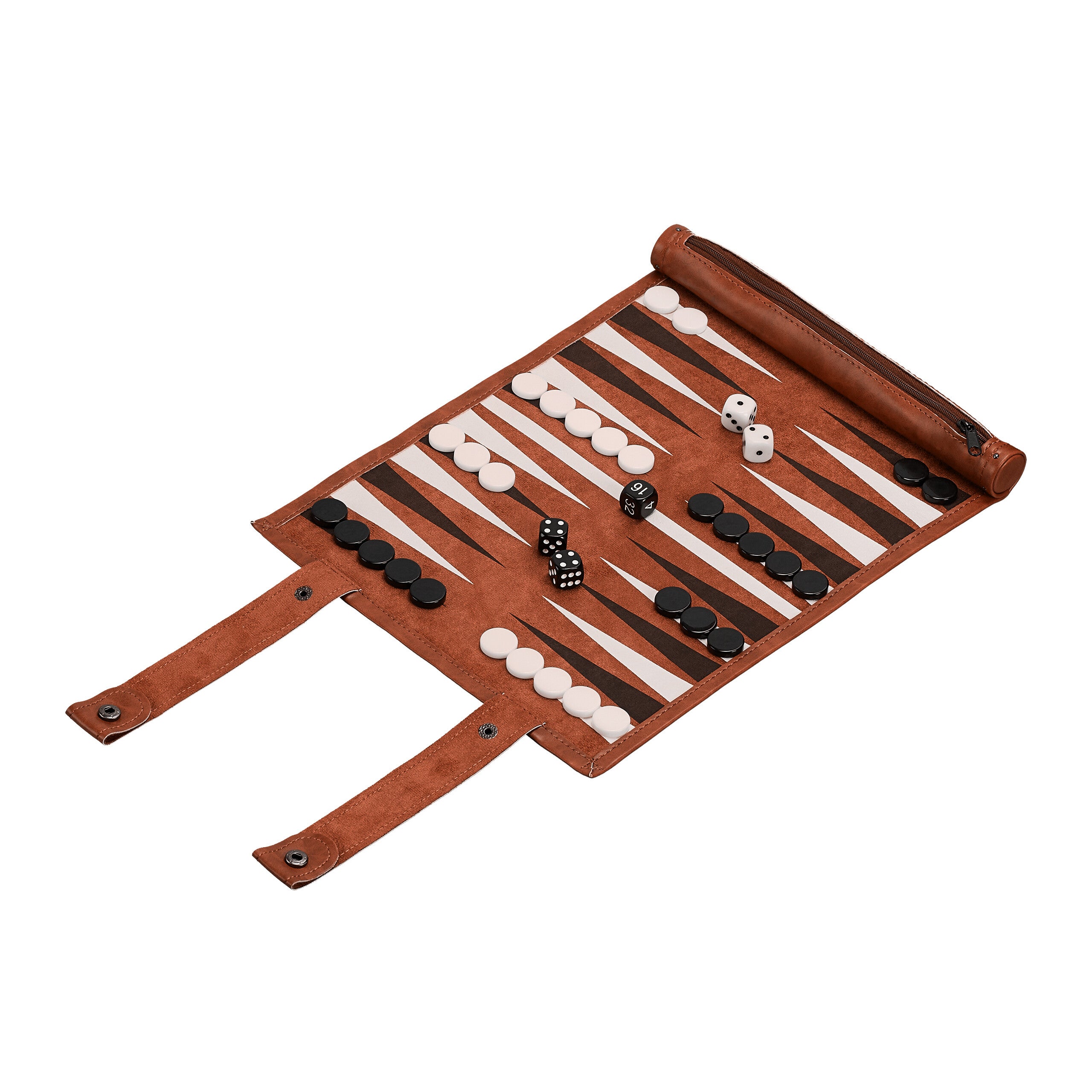 Relaxdays Backgammon da Viaggio, Campo da Gioco LxP: 32 x 26 cm ...