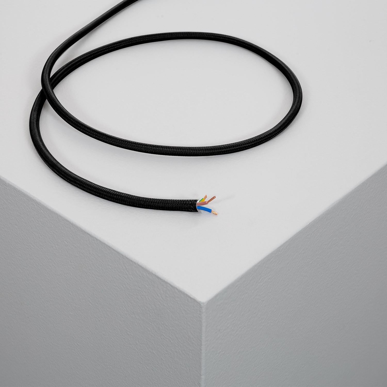 Câble Électrique Textile Noir 4 m | Leroy Merlin