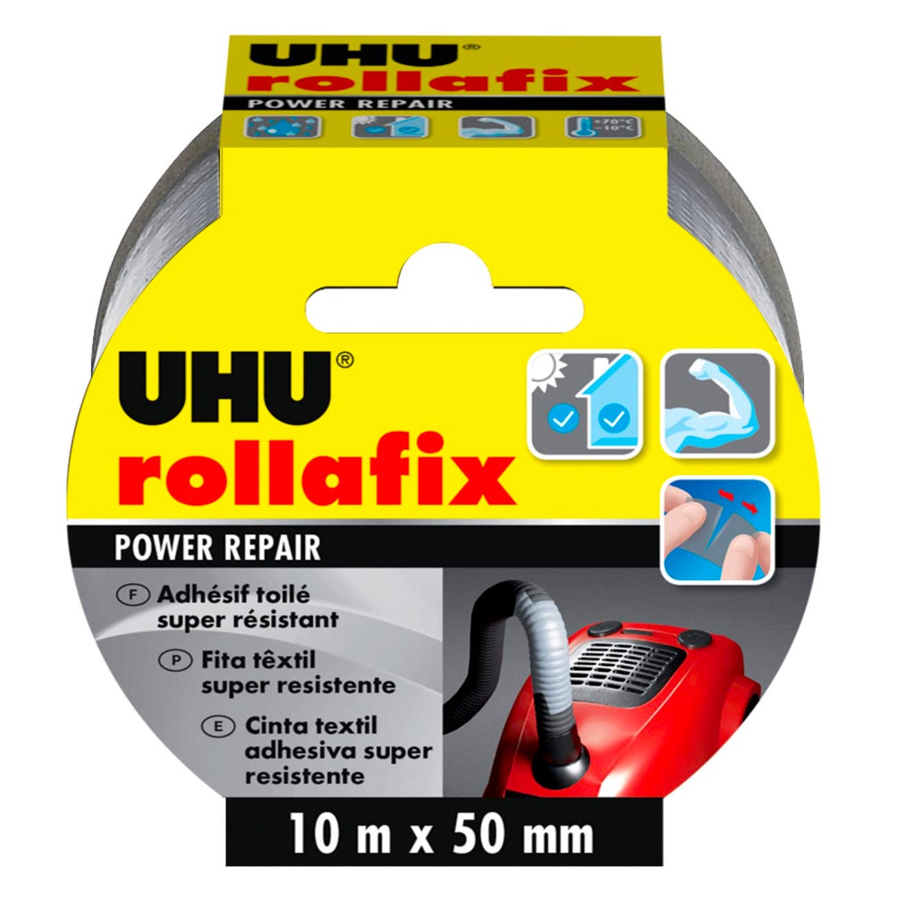 UHU Rollafix power repair - Ruban adhésif toilé waterproof pour réparer ...