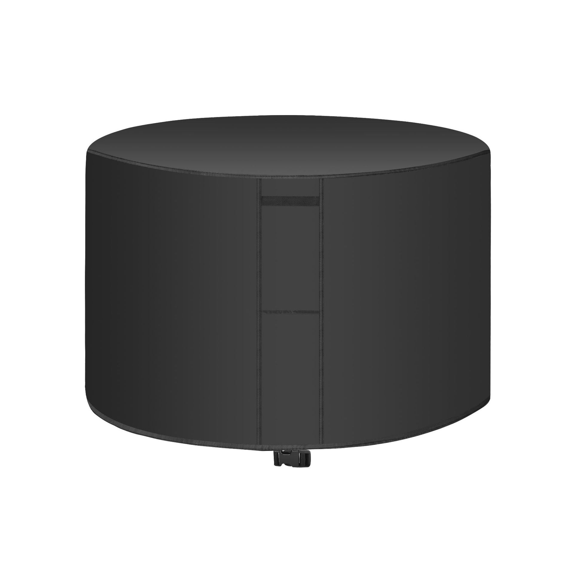 Housse de protection pour table de jardin-noir-185*110cm, housse de ...