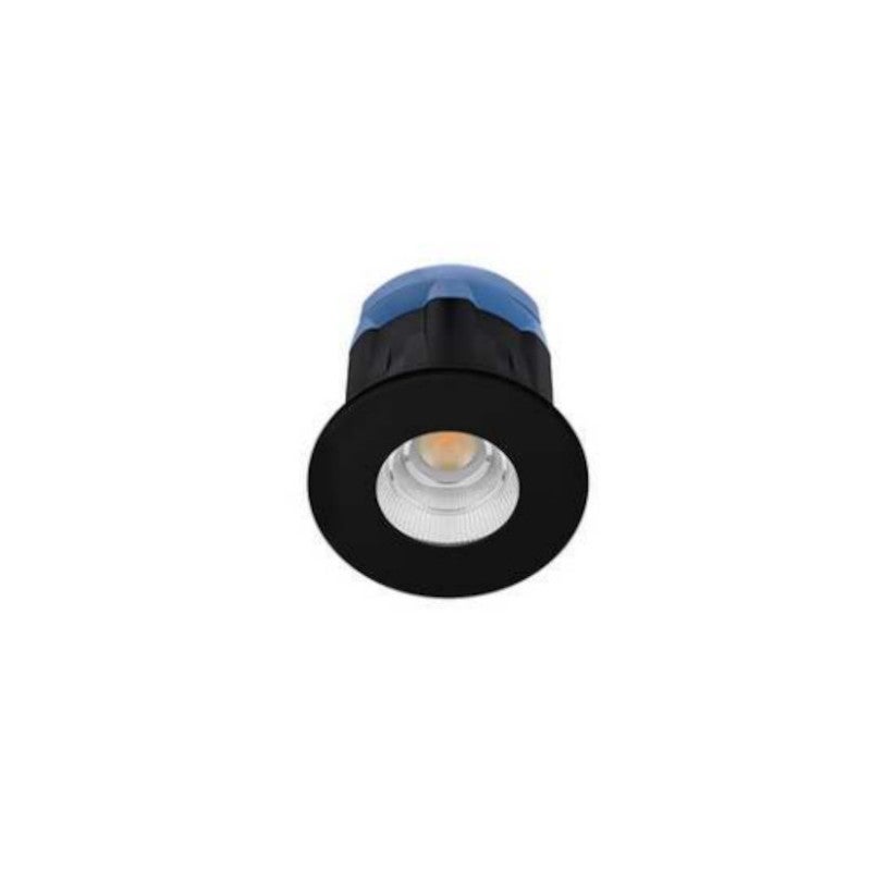 Spot encastré rond fixe 2700-3000-4000-6000K Noir mat - DEBI RD 230 ...
