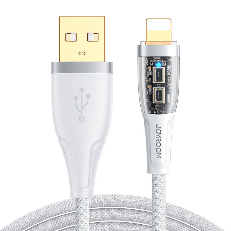 Câble USB-A vers Lightning 2.4A 1.2m Joyroom S-UL012A3 - Blanc | Leroy ...