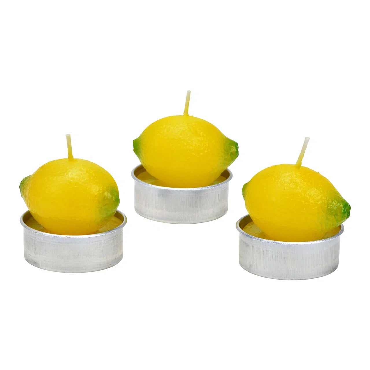 Bougies chauffe-plat Citron en cire Set de 6 | Leroy Merlin
