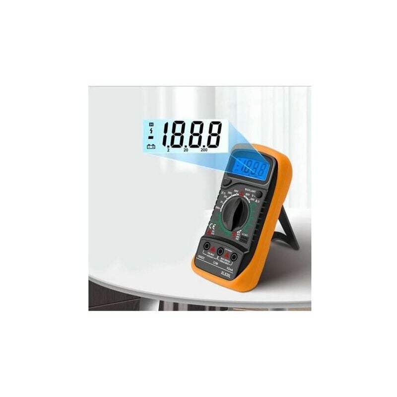 Multímetro, ohmímetro y amperímetro Multímetro Digital XL830L 2000 ...