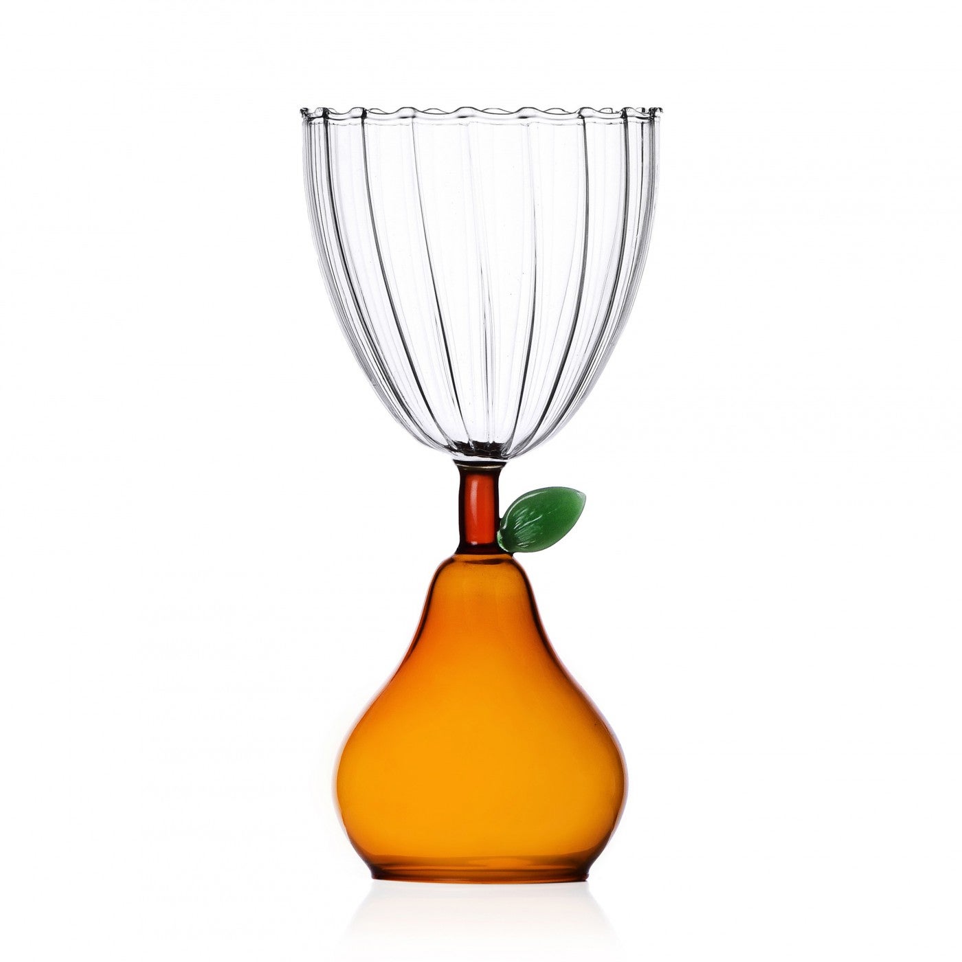 Verre à Pied Poire Ambre | Leroy Merlin