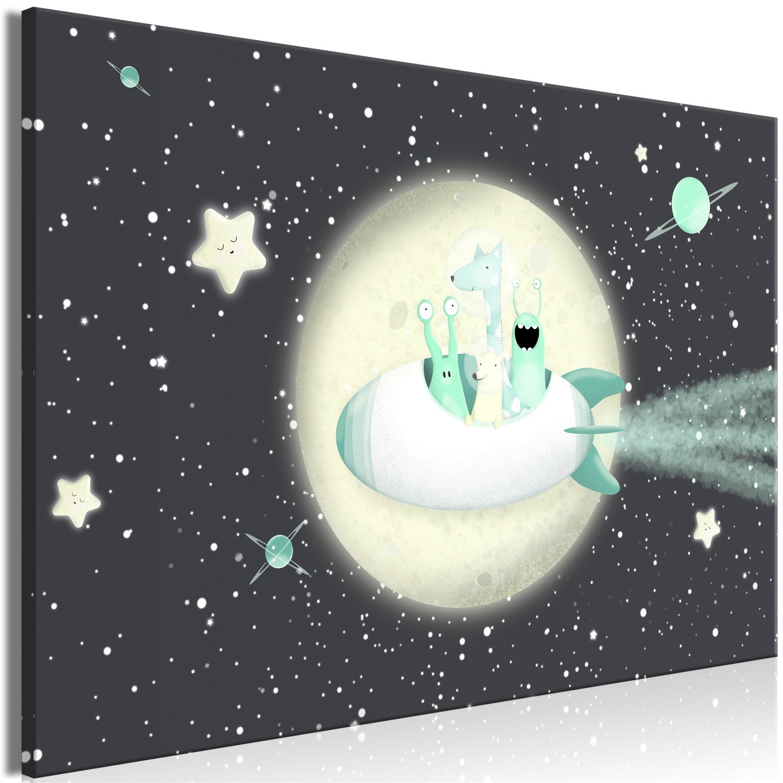 Tableau Rocket Crew, partie 1, large - 30 x 20 cm | Leroy Merlin