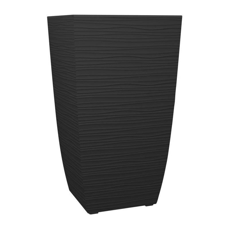 Pot de fleur Stone Diva carré avec bac amovible 43,5 x 78,2 cm- Eda ...