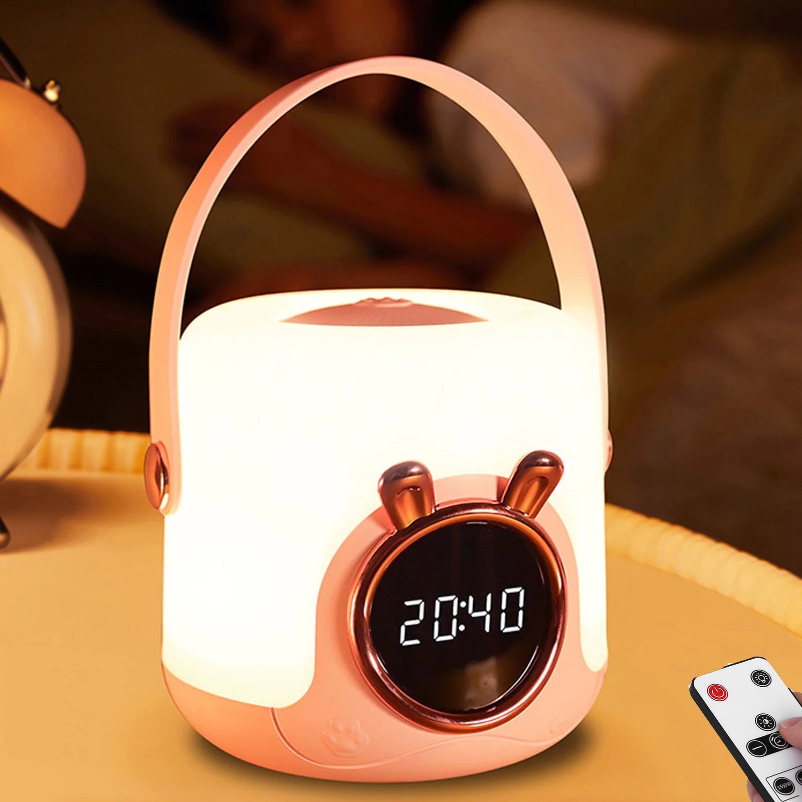 Veilleuse réveil portable, lampe tactile à intensité variable, lampes ...