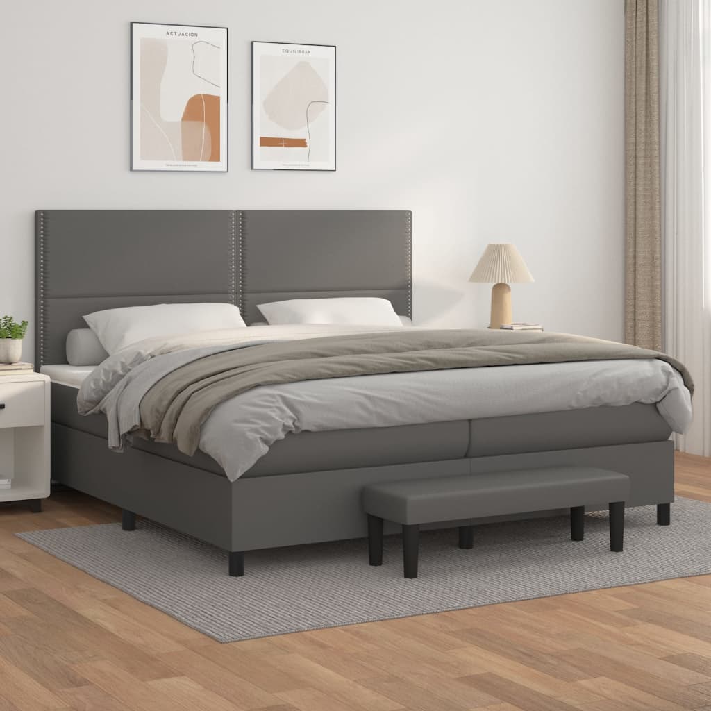 Cama matrimonial | Cama para adultos | Cama box spring con colchón ...