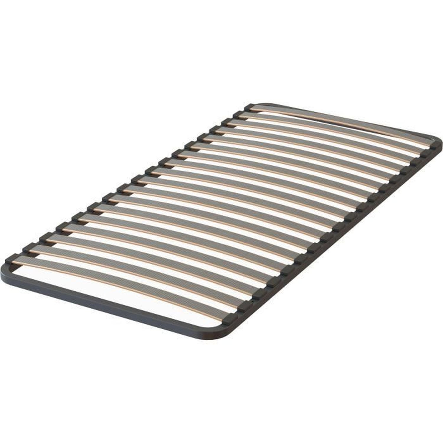 SEDAC Sommier 90x190 -18 Lattes 53mm - Anthracite | Leroy Merlin