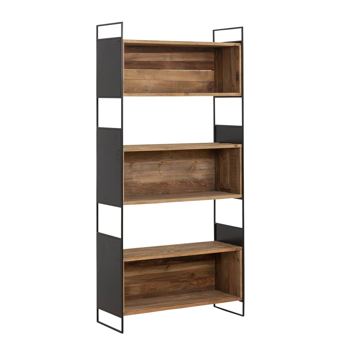 Bibliothèque en bois recyclé 90 cm Blaise | Leroy Merlin