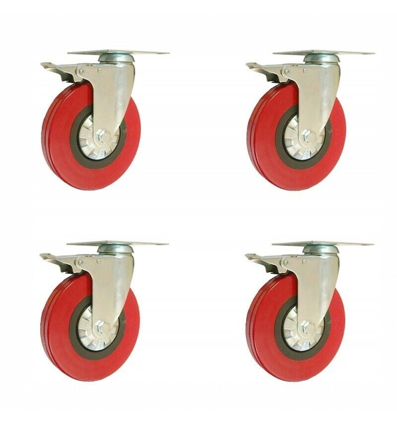 Ruedas giratorias rueda loca 5' juego de 4 muebles plataformas mesas ...