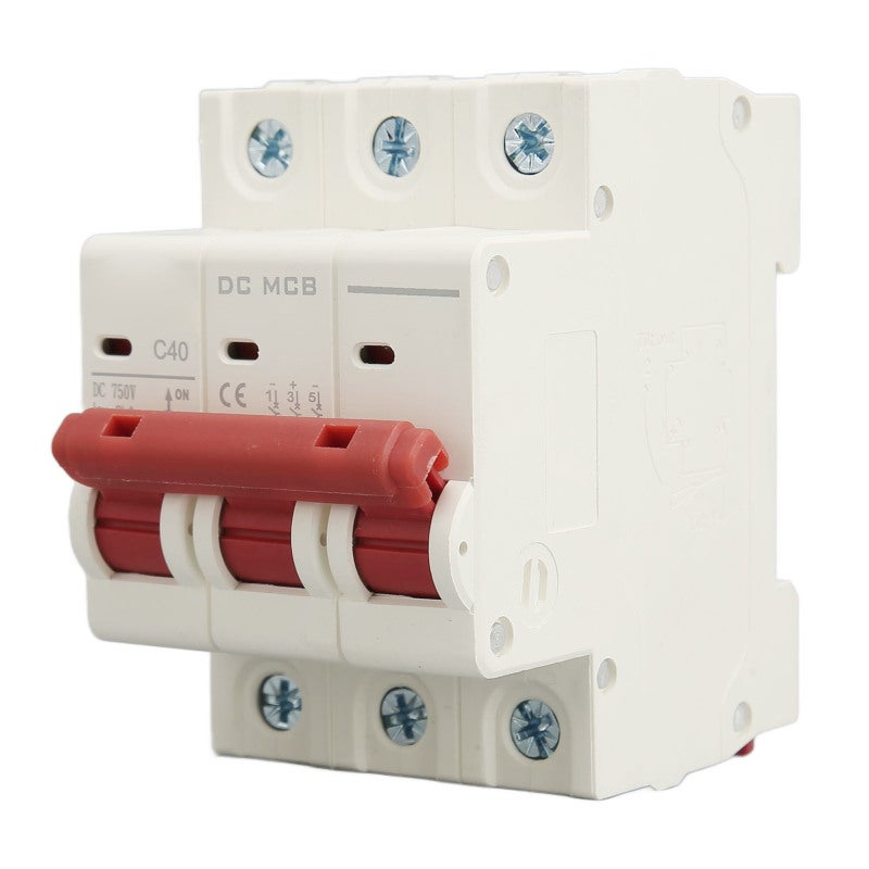 Disjoncteur à circuit DC 3P, Capacité de coupure 6KA, Protection contre ...
