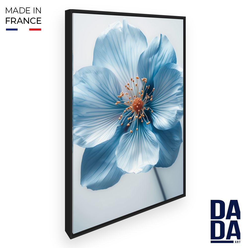 Toile encadrée Fleur lumineuse / 72x108cm / Cadre Noir / Fabriqué en ...