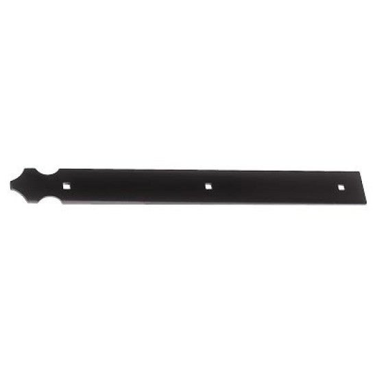 Contrafuerte de aluminio negro festoneado 370mm perfil 39x2 TORBEL ...