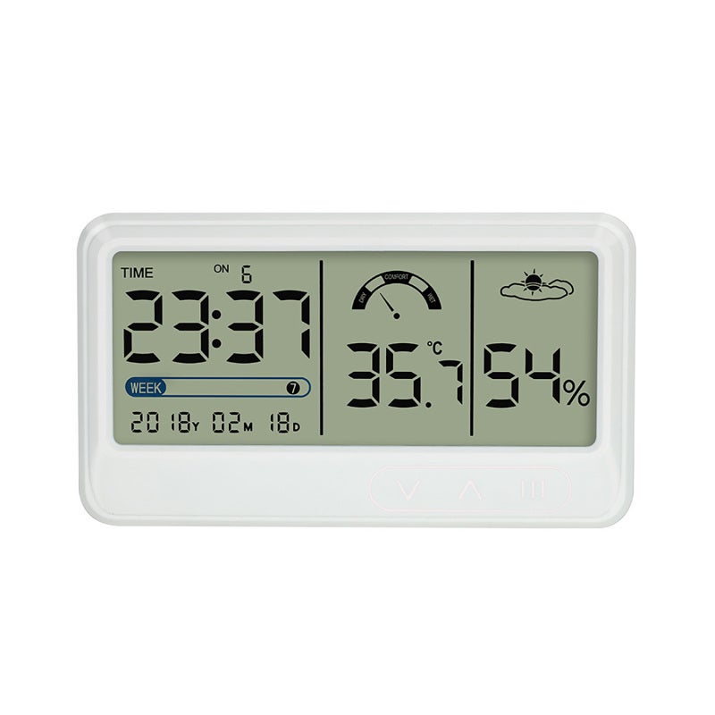 Horloge météo numérique LCD multifonctionnelle, affichage de la ...