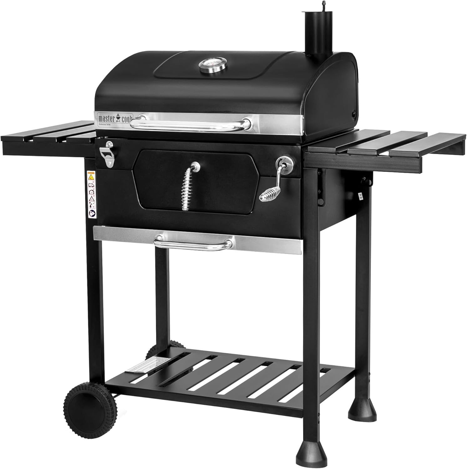 MasterCook - Barbacoa de carbón con ruedas, abridor de botellas y ...