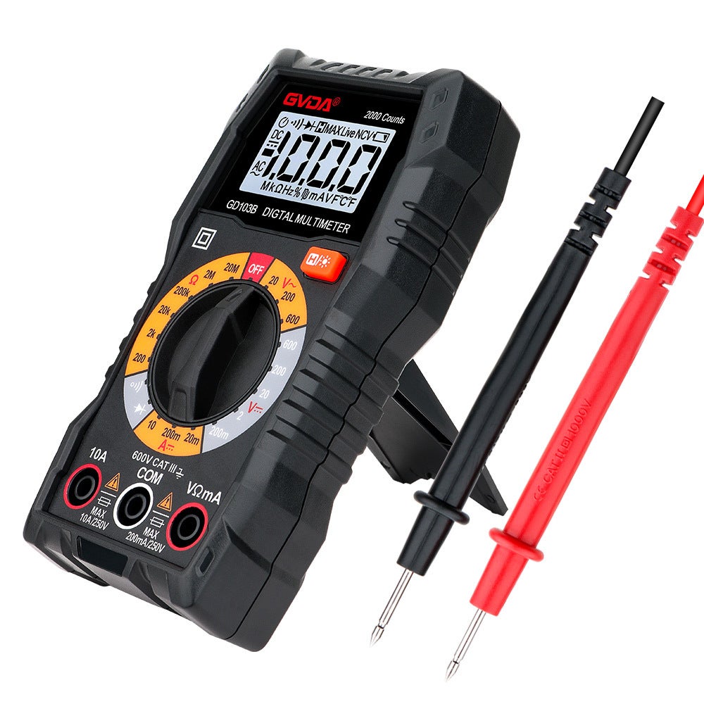 Multímetro digital, multifunción, comprobador eléctrico, ohmímetro ...