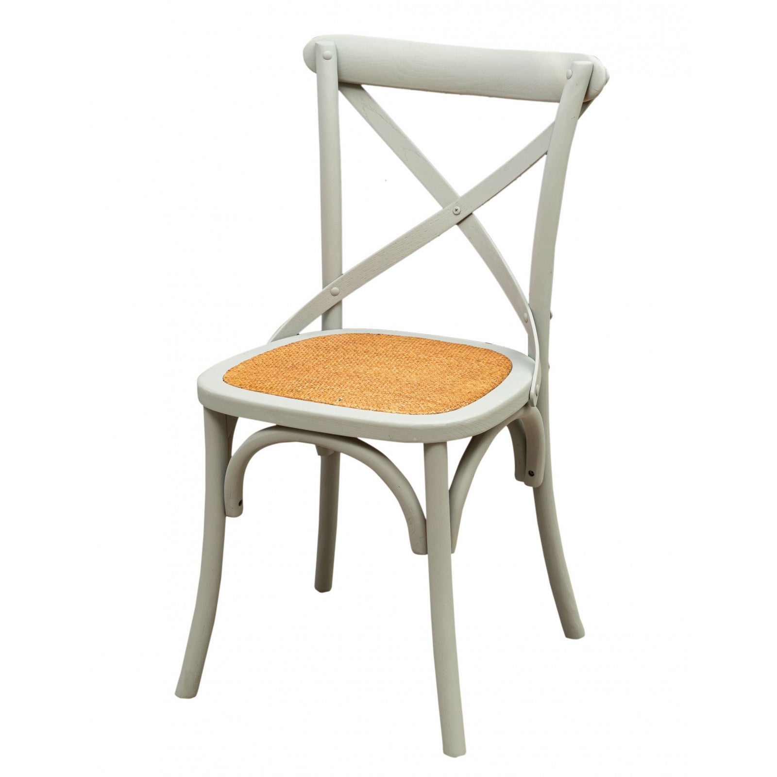 BISCOTTINI Silla Thonet - Madera maciza de fresno acabado gris antiguo - Cocina - Comedor ...