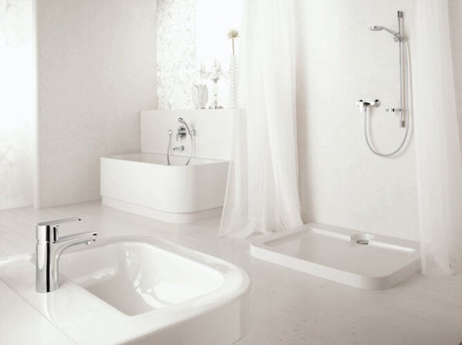 Set de douche Multi avec barre Unica'C 90 cm et porte-savon chromé ...