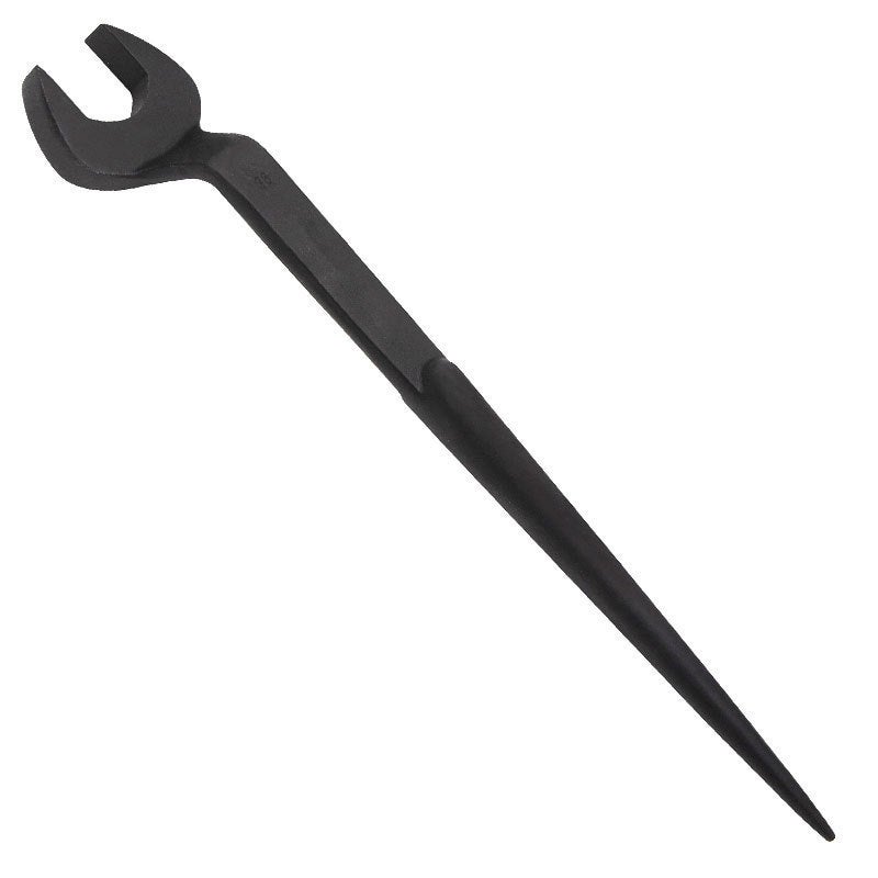 Double-usage English wrench, pointed end and tail, high opening, 19 mm ...