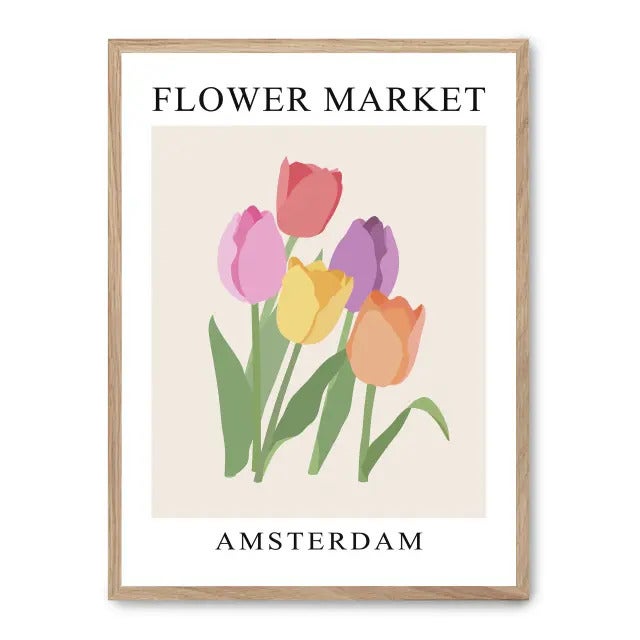 Tableau marché aux fleurs ix | Leroy Merlin