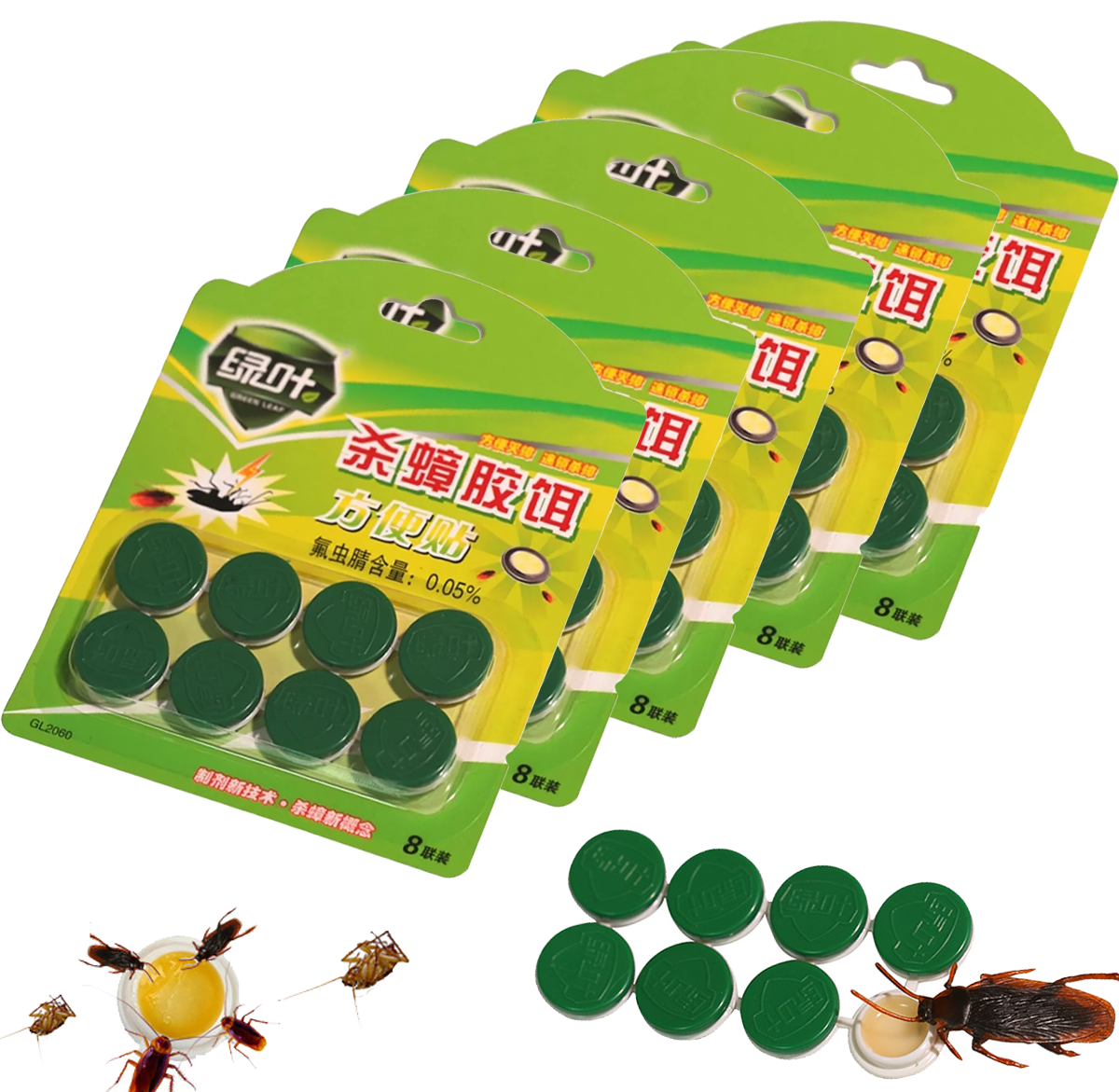 Cebo para cucaracha, potente repelente de insectos profesional, cebo ...