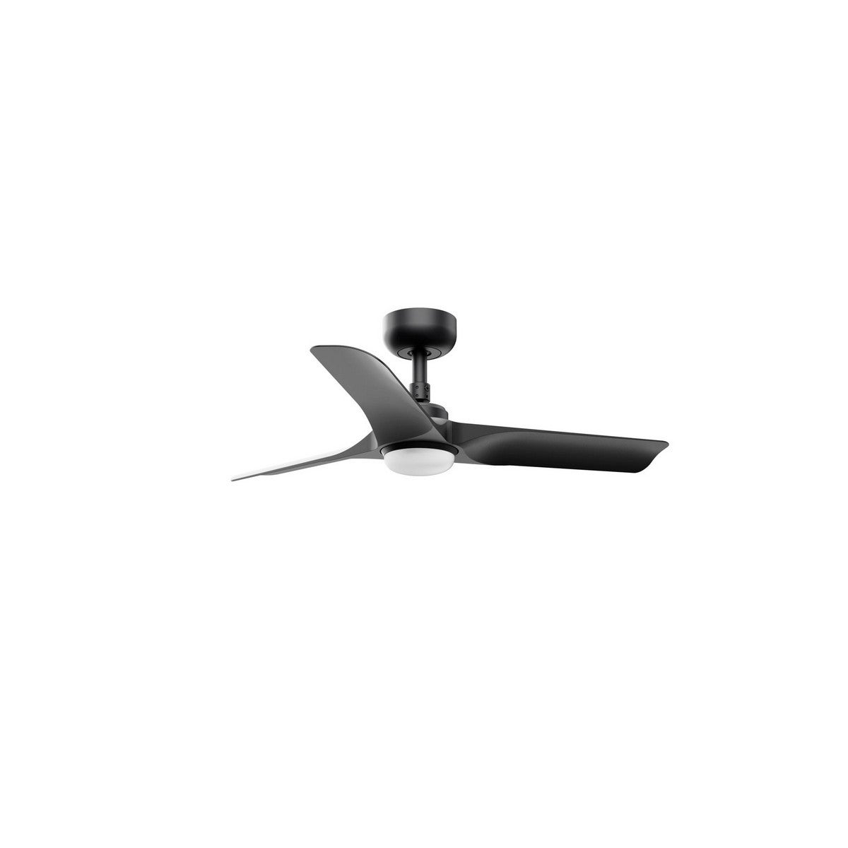 Faro HEY Pequeño ventilador de techo LED negro DC de 6 velocidades ...