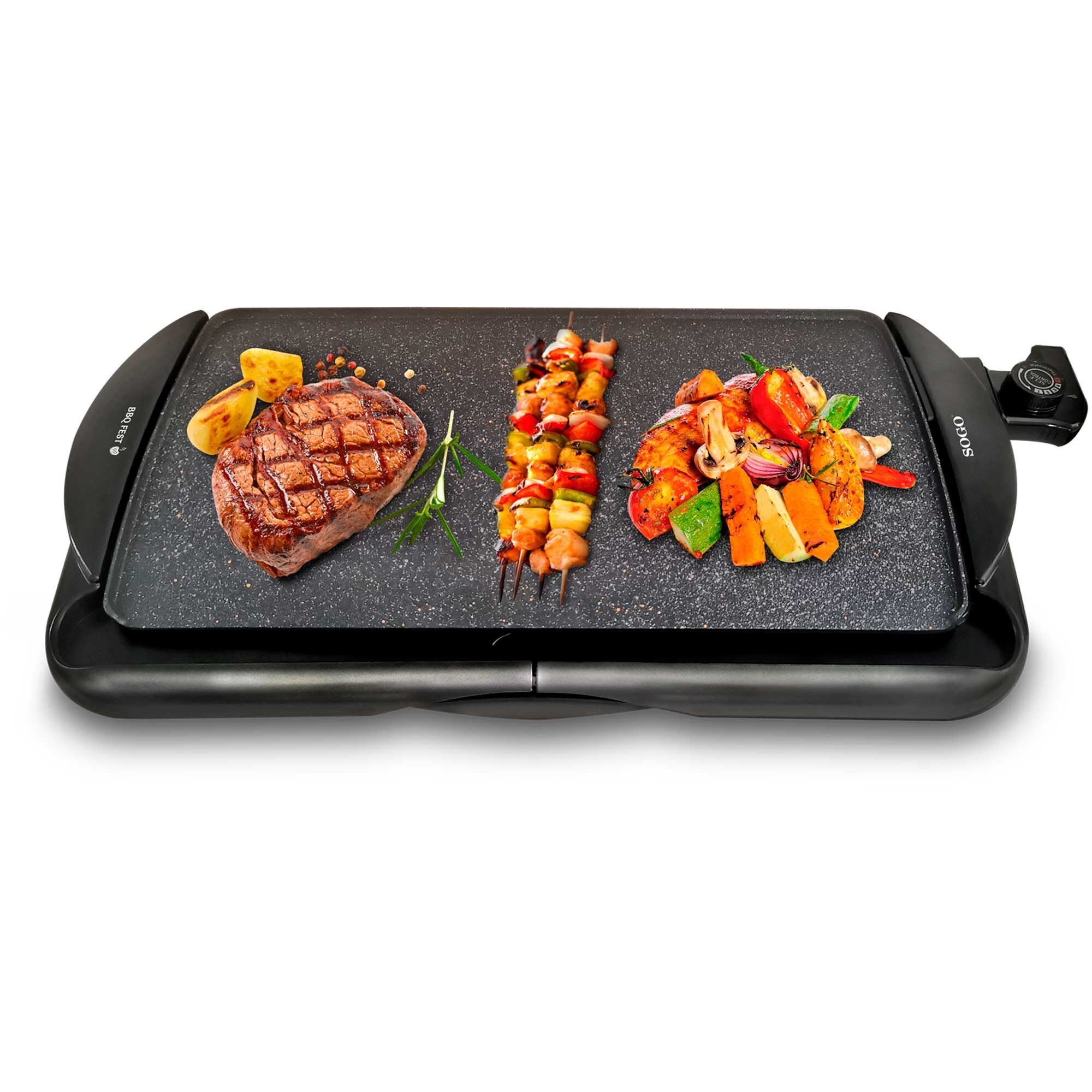 SOGO Human Technology plaque de grill, électrique Barbecue de table ...