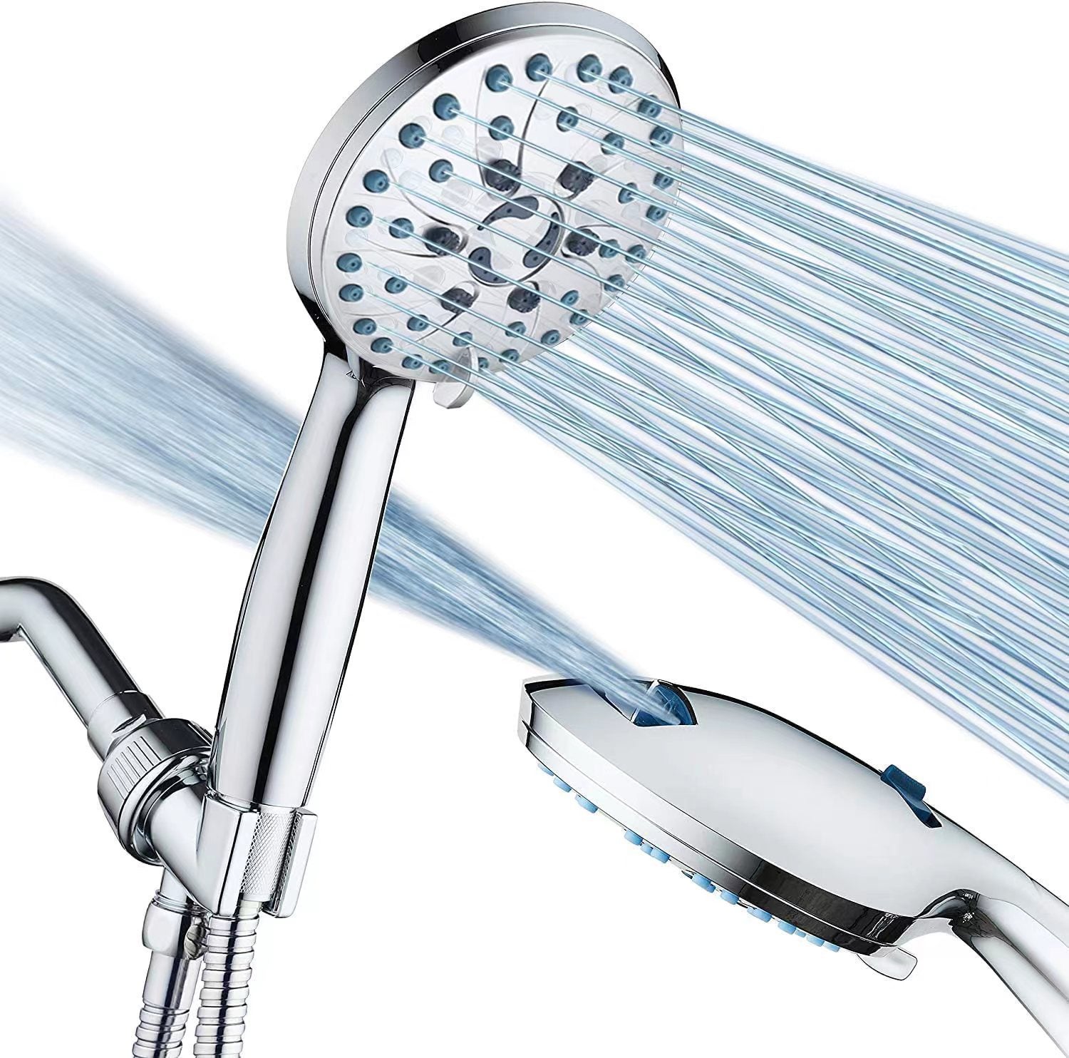 Pommeau de douche à main haute pression - Buse anti-obstruction ...